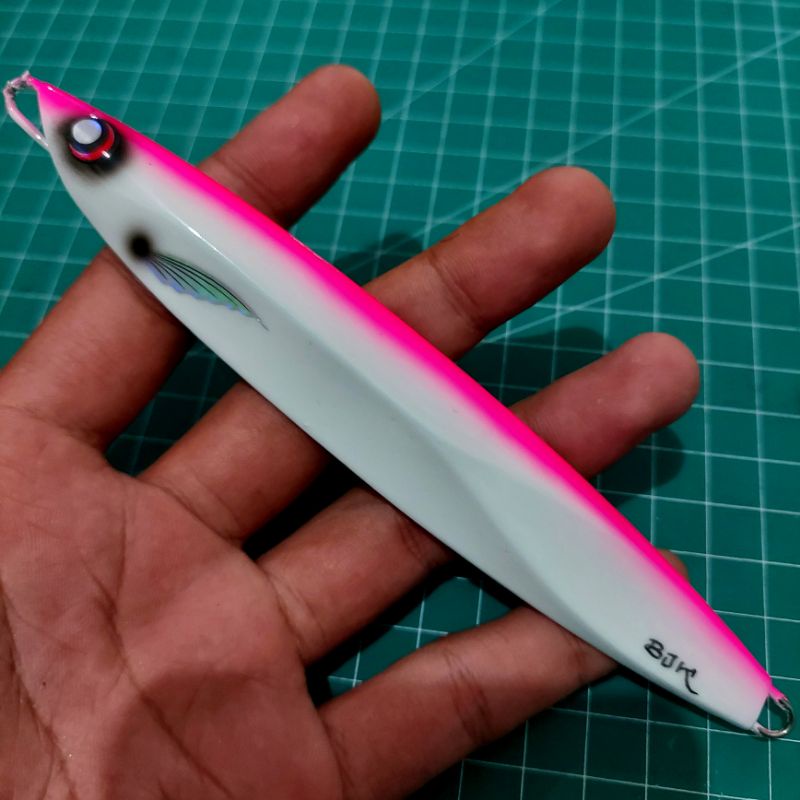 Jual METAL JIG SPEED SLIM 150g FULL GID PINK BJK PROJECT | Shopee Indonesia
