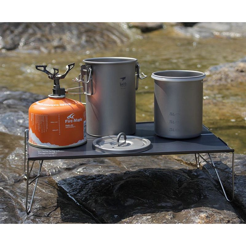 Jual ALAT MASAK CAMPING PICNIC COOKING SET TITANIUM ULTRALIGHT ORIGINAL KEITH Ti6300 Ti 6300 ...