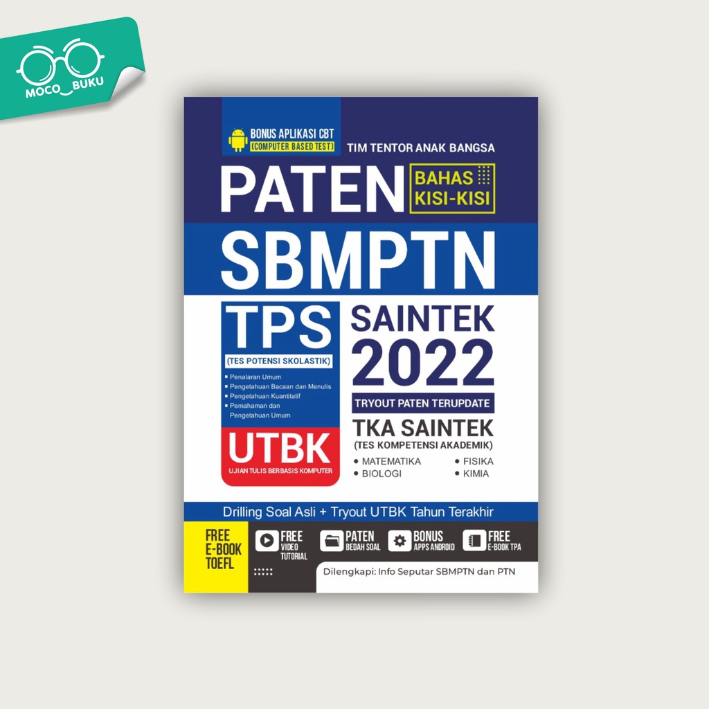 Jual BUKU PATEN BAHAS KISI-KISI SBMPTN SAINTEK 2022 | Shopee Indonesia Jual BUKU PATEN BAHAS KISI-KISI SBMPTN SAINTEK 2022 | Shopee Indonesia
