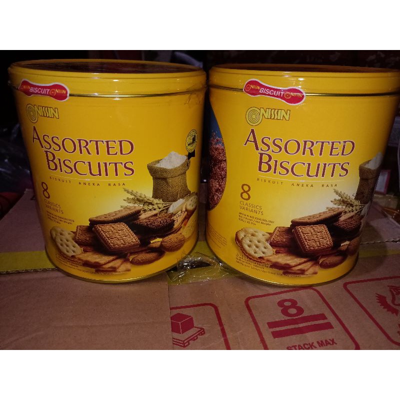 Jual Nissin Assorted Biscuits aneka rasa 650gr kuning | Shopee Indonesia