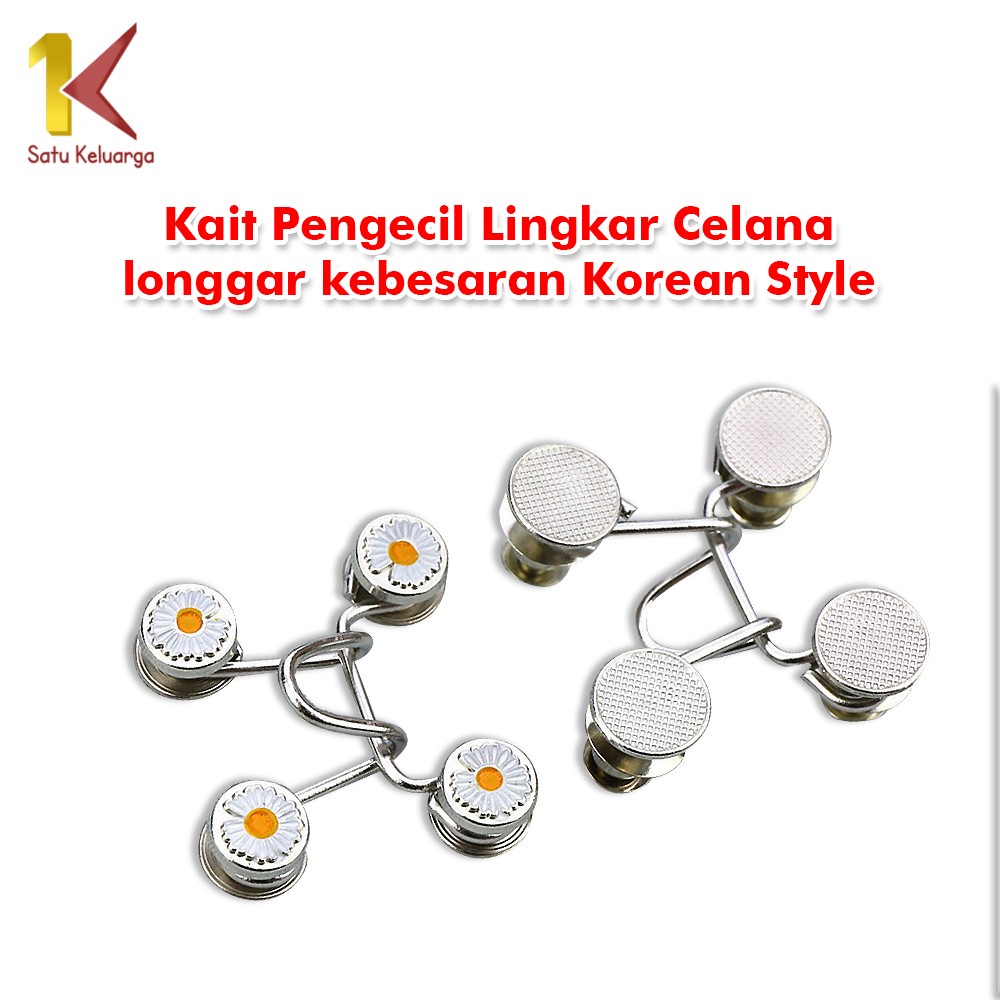 Jual Satu Keluarga Kancing Jeans P145 P146 Kait Pengecil Lingkar Celana ...