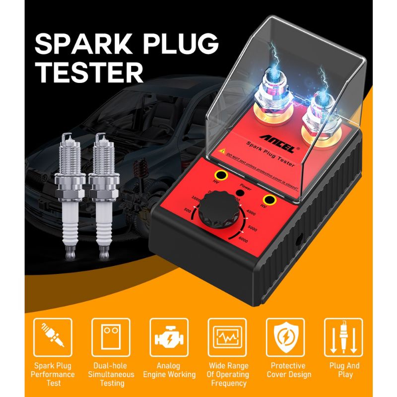 Jual busi tester dua lubang universal tester busi mobil motor aman ...