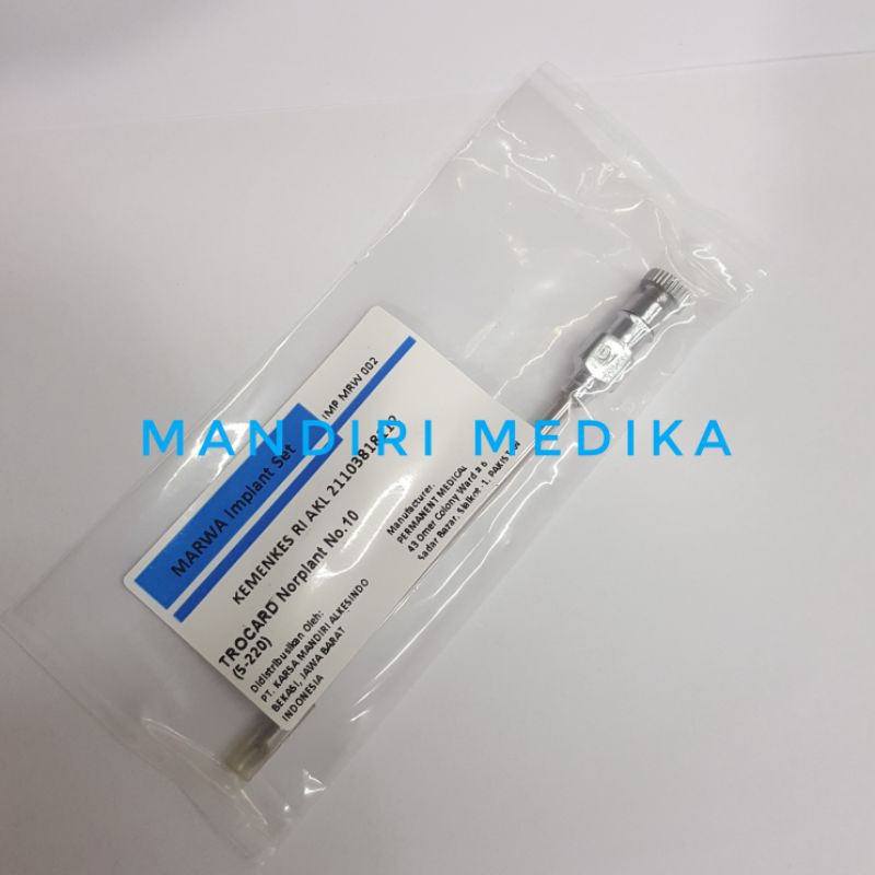 Jual Trocard Implant Trocar Norplant No.10 Marwa | Shopee Indonesia