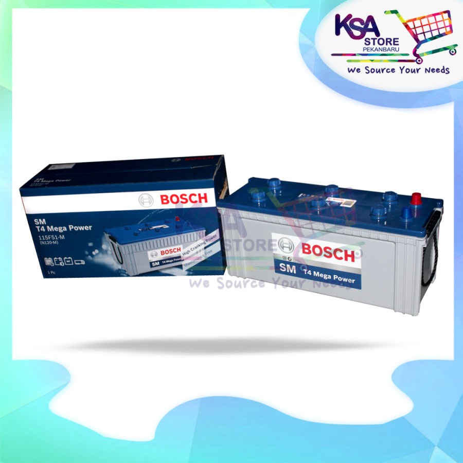 Jual Aki Mobil BOSCH MF N120-M OPEN VENT (115F51) 120 AH - BUS, CABAL ...