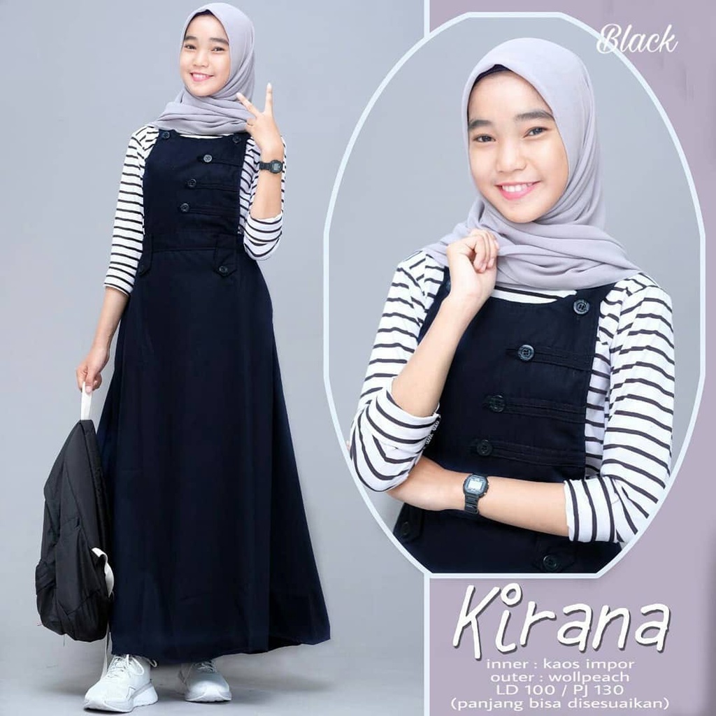 Jual NEW!!! PROMO!!! GAMIS KIRANA // OVERALL KIRANA // PAKAIAN WANITA ...