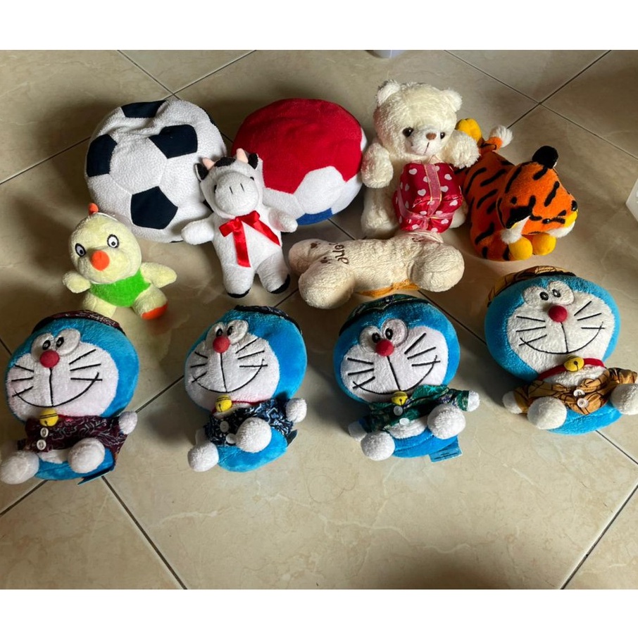 Jual Boneka Doraemon Boneka Bola Boneka Sapi Boneka Panda Boneka Teddy ...