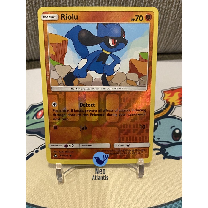 Jual Pokemon TCG English Riolu - 66/156 - Reverse Holo Ultra Prism | Shopee Indonesia