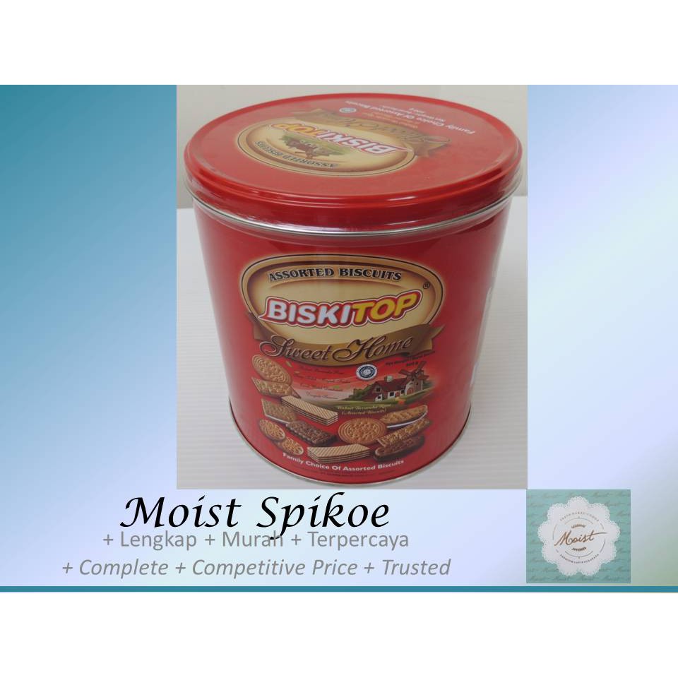 Jual BISKITOP BISKUIT SWEET HOME KALENG 500 Gram | Shopee Indonesia