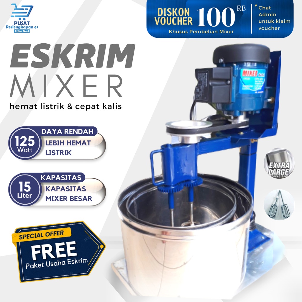 Jual Ready Mixer Es Krim Alat Pengaduk Adonan Kue Harga Stand Mixer ...