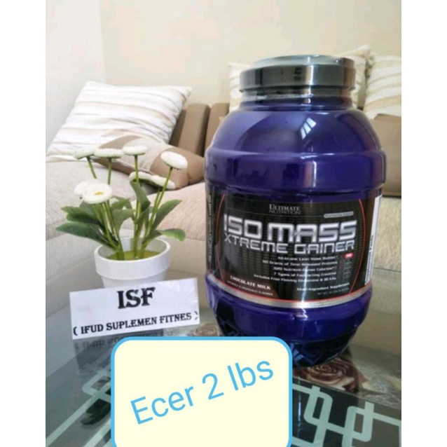 Jual Iso Mass Ecer 2 lbs Repack 900 Gram Iso Mass Extreme Gainer Eceran ...