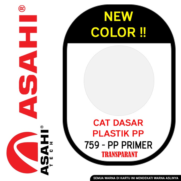Jual 7c0sgs Cat Semprot Asahi Tech Pp Plastik Primer 300Cc ...