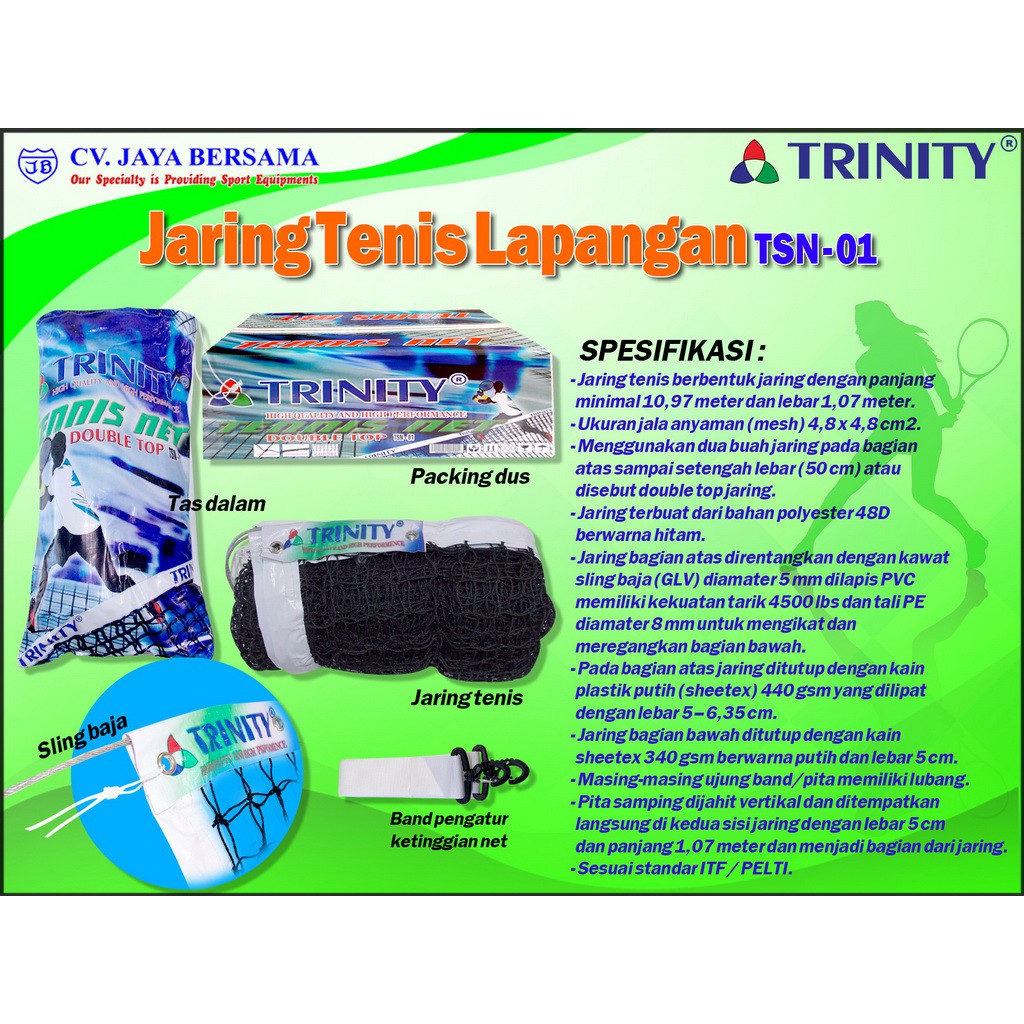 Jual Jaring Net Tenis TRINITY TSN01 | Shopee Indonesia