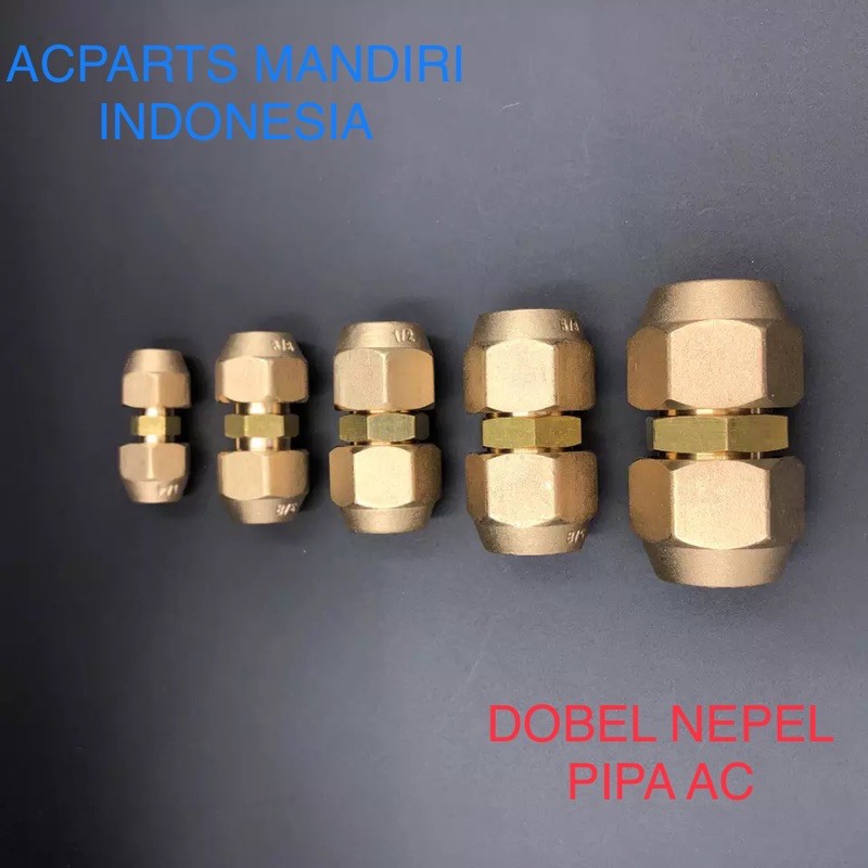 Jual Dobel Nepel plus nut Pipa AC 1/2” | Shopee Indonesia