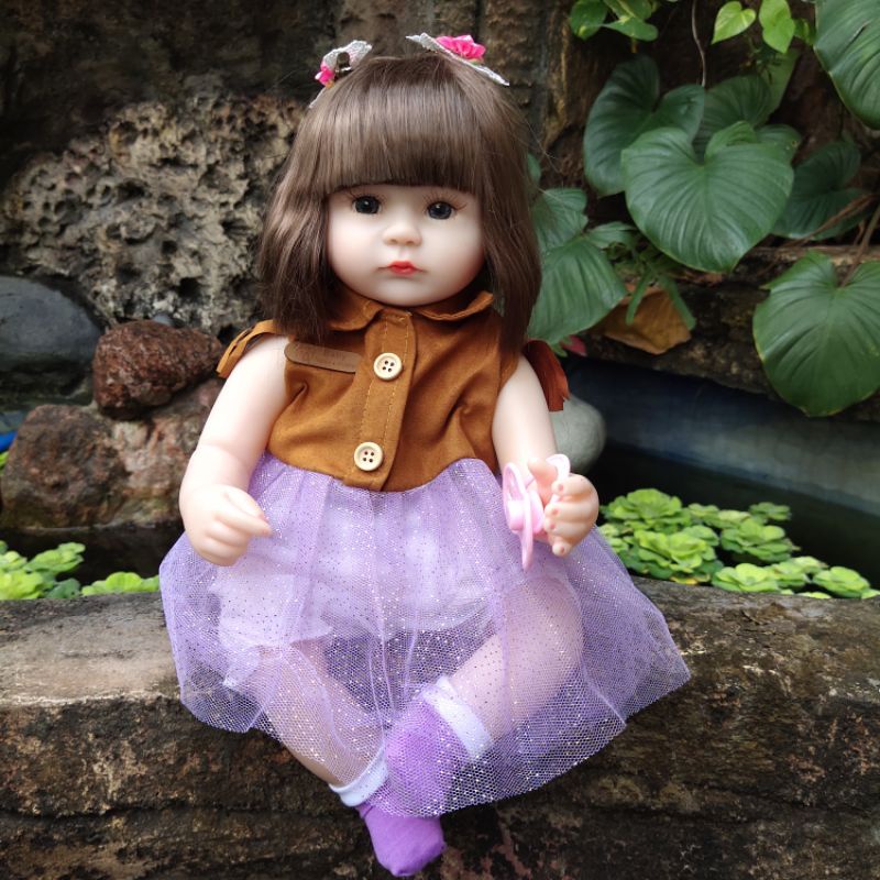 Jual TERMURAH! Boneka Reborn Bayi Silikon mirip Asli Dengan Akta Lahir ...