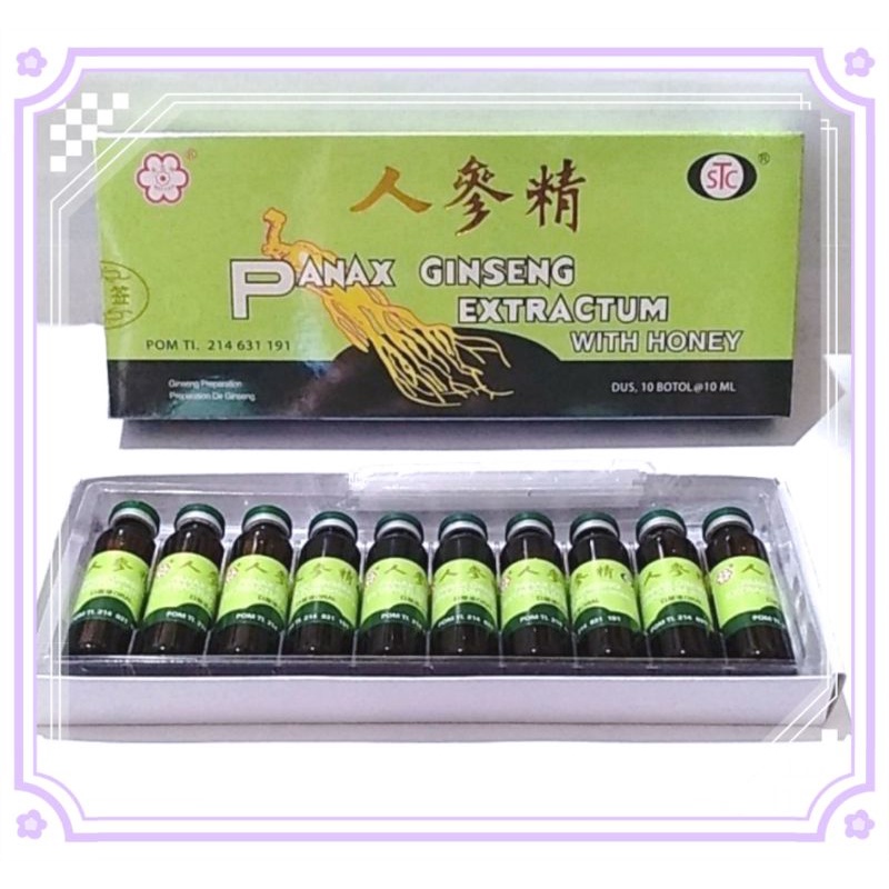 Jual Panax Ginseng Extractum With Honey Isi 10 Botol (STC) Original | Shopee Indonesia