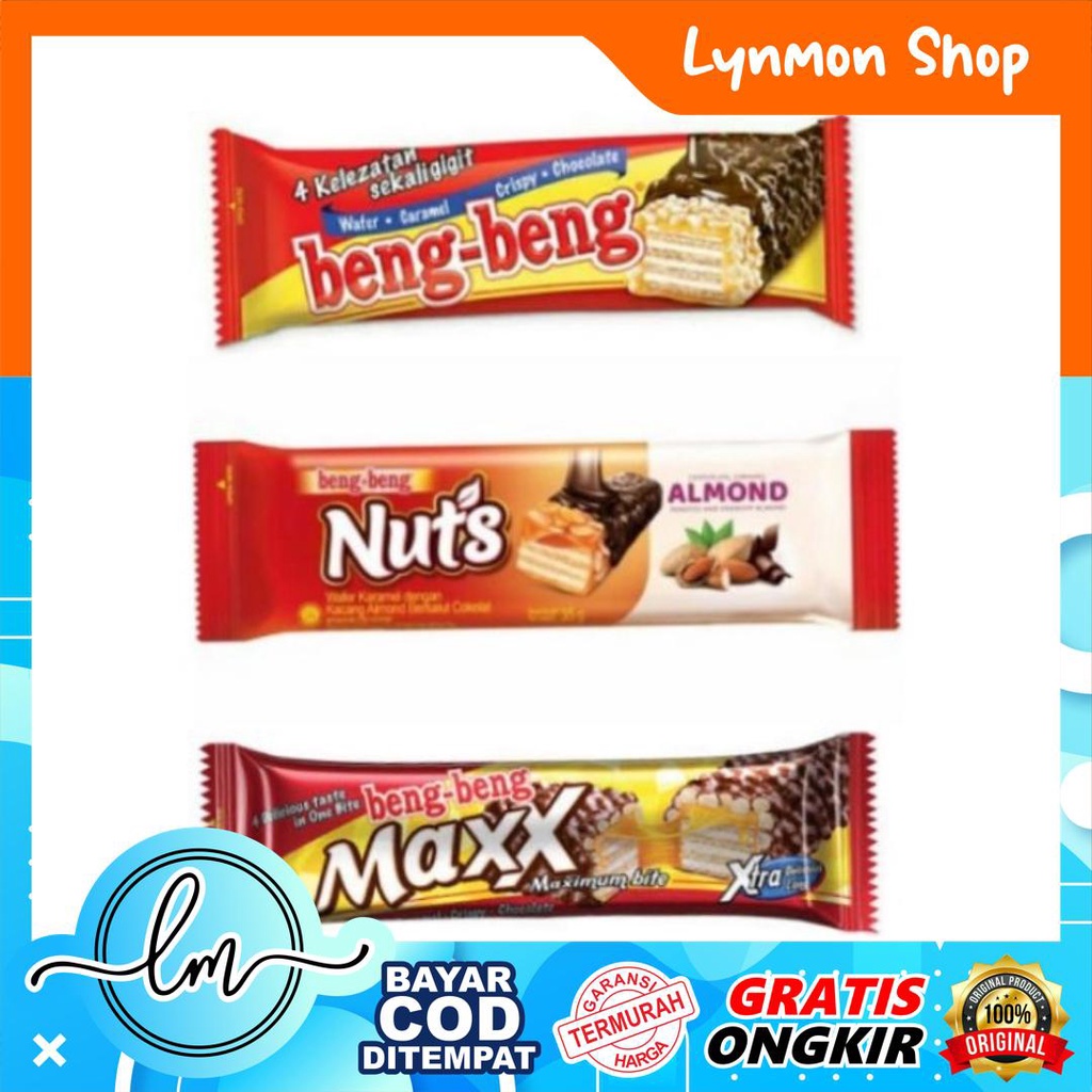 Jual [BENG - BENG SERIES] Beng - Beng Wafer Caramel / Beng - Beng MAXX ...