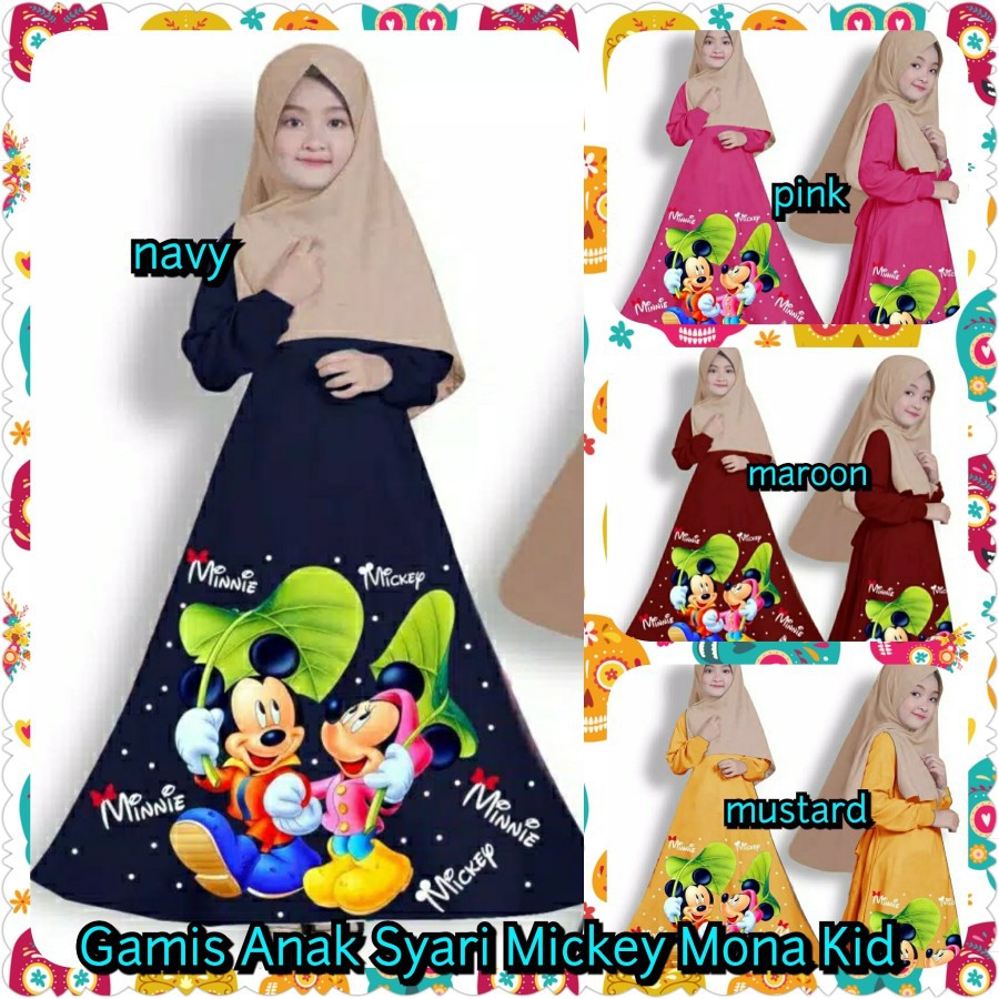 Jual Gamis Syari Anak List Ravindra dan Chana Kid dan Herlina Kid Dan ...