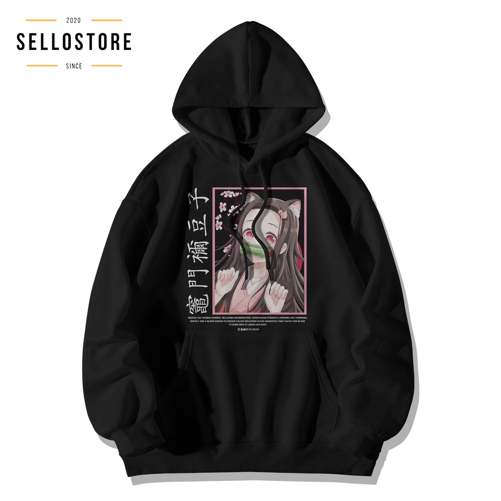 Jual HOODIE ANIME KIMETSU NO YAIBA NEZUKO BAKKETSU WIBU JAPAN SWEATER ...