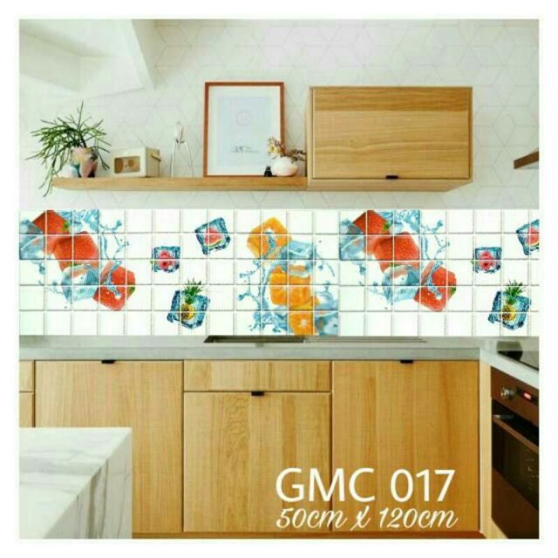 Jual (READY SEMARANG) WALLPAPER STICKER DAPUR/TOILET MOTIF BUAH SAYUR ...