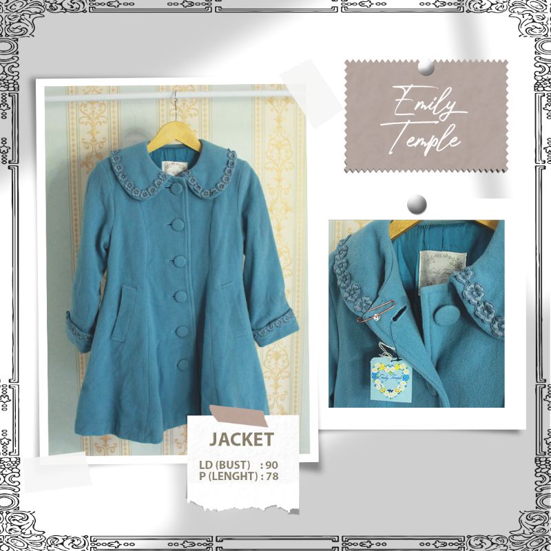 Jual Coat kawaii tosca (Emily Temple) | Shopee Indonesia