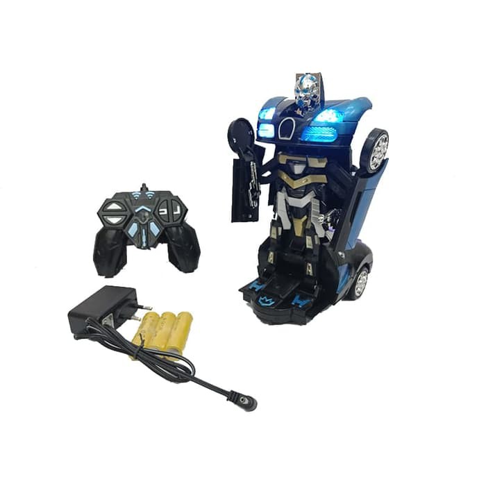Jual RC TRANSFORMERS ROBOT CAR BLUE / RED | Shopee Indonesia