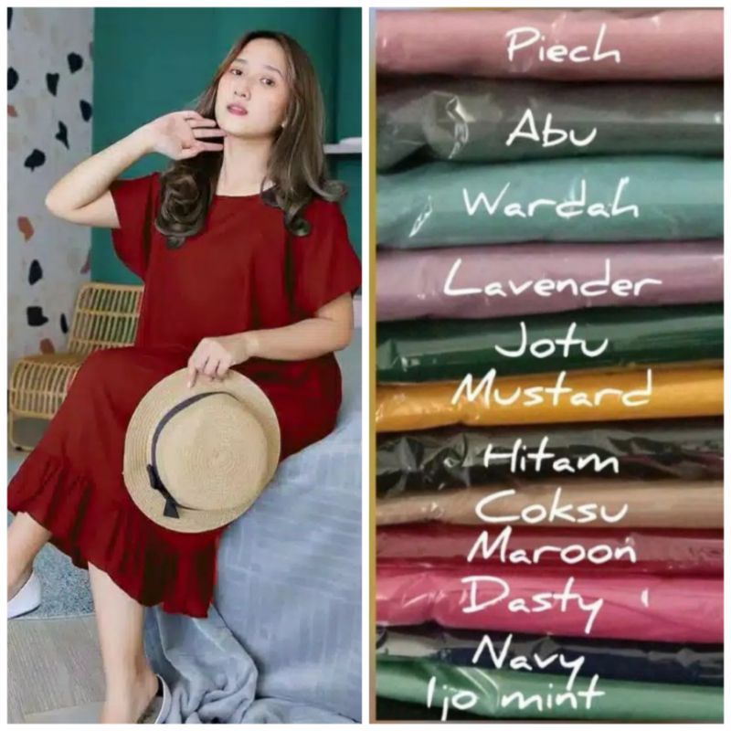 Jual DASTER RUFLE VIRAL DASTER REMPEL POLOS | Shopee Indonesia