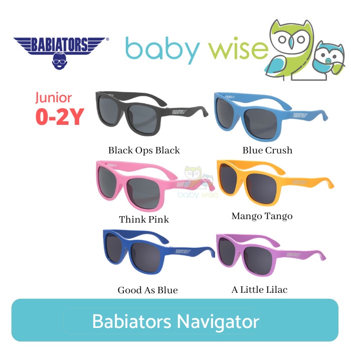 Jual Babiators Navigator - Kacamata Berjemur Hitam Anak Bayi | Shopee Indonesia
