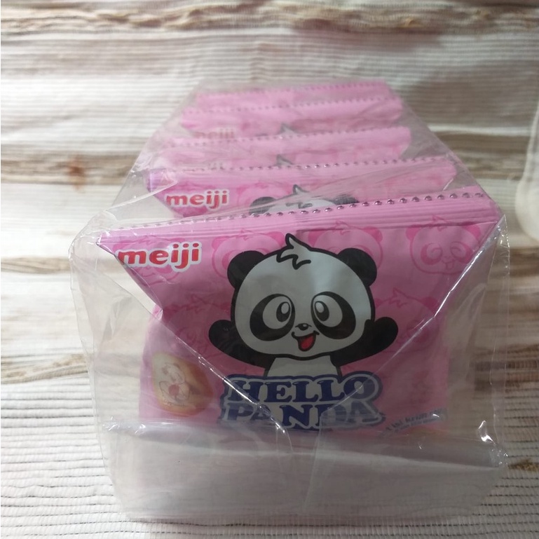 Jual Hello Panda Biskuit Rasa Strawberry Renceng Makanan RIngan Snack ...