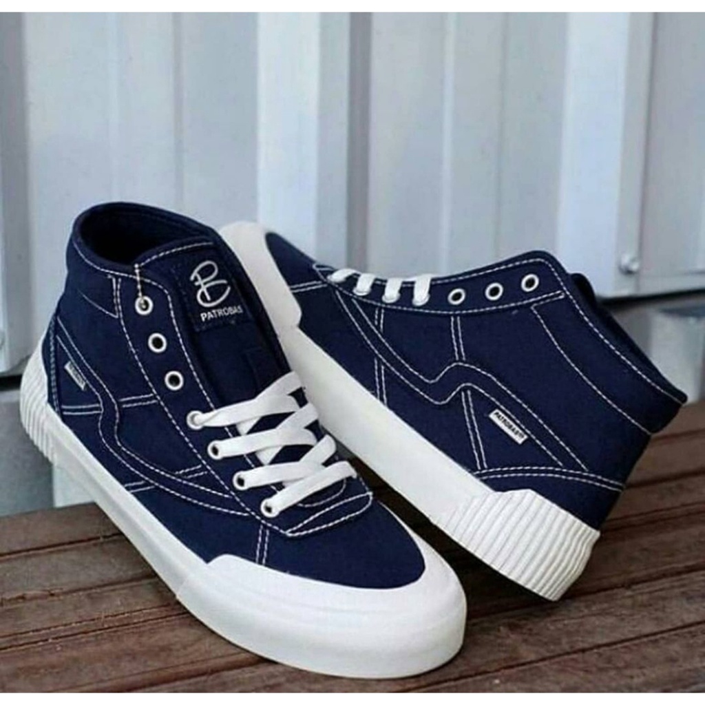 Jual Patrobas Equip Navy High Low Original Indonesia Sepatu Sneakers ...