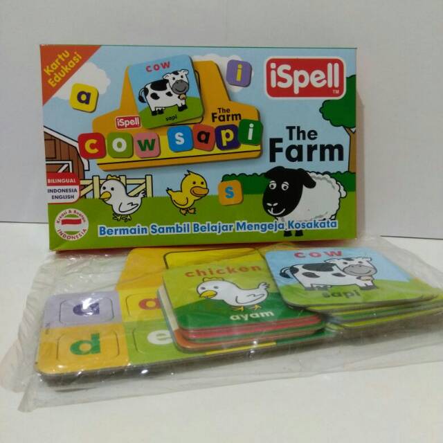 Jual Kartu edukasi - ispell | Shopee Indonesia