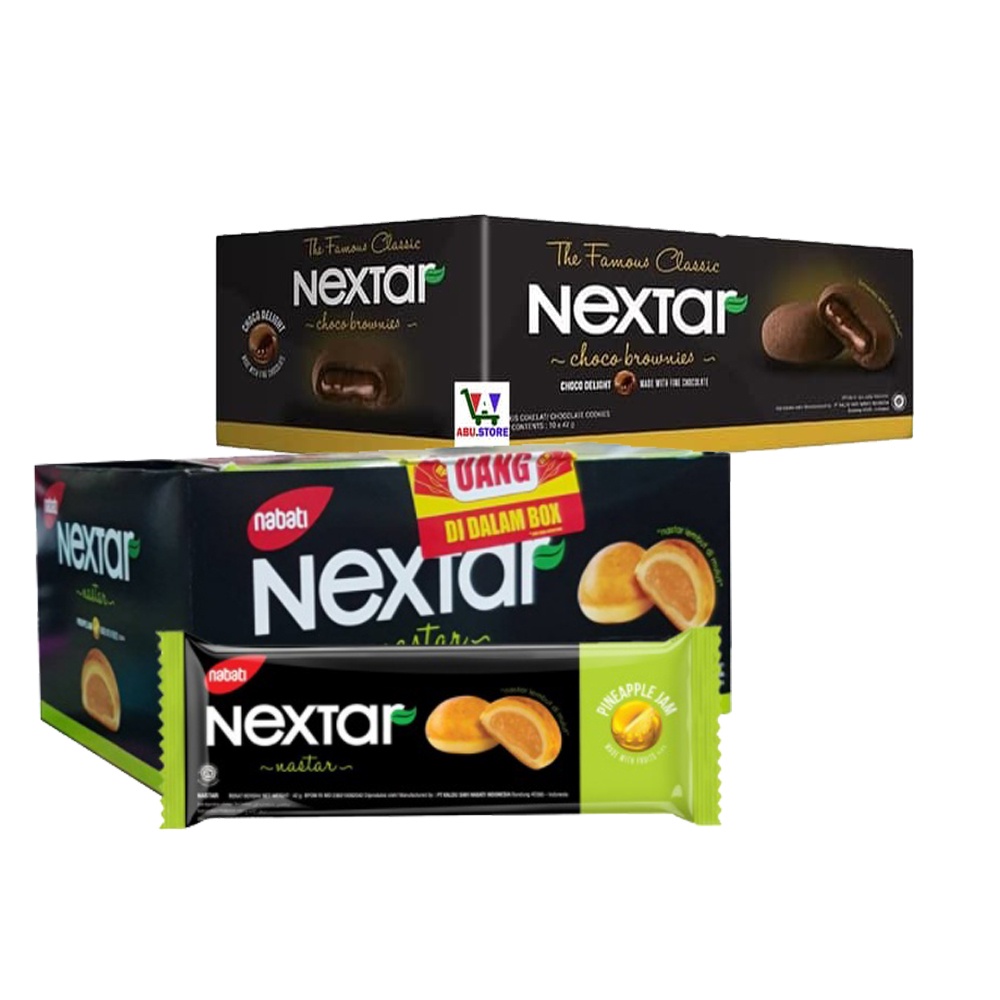 Jual Nextar Nanas Nastar Cookies / Coklat Choco Brownies Box Biskuit ...