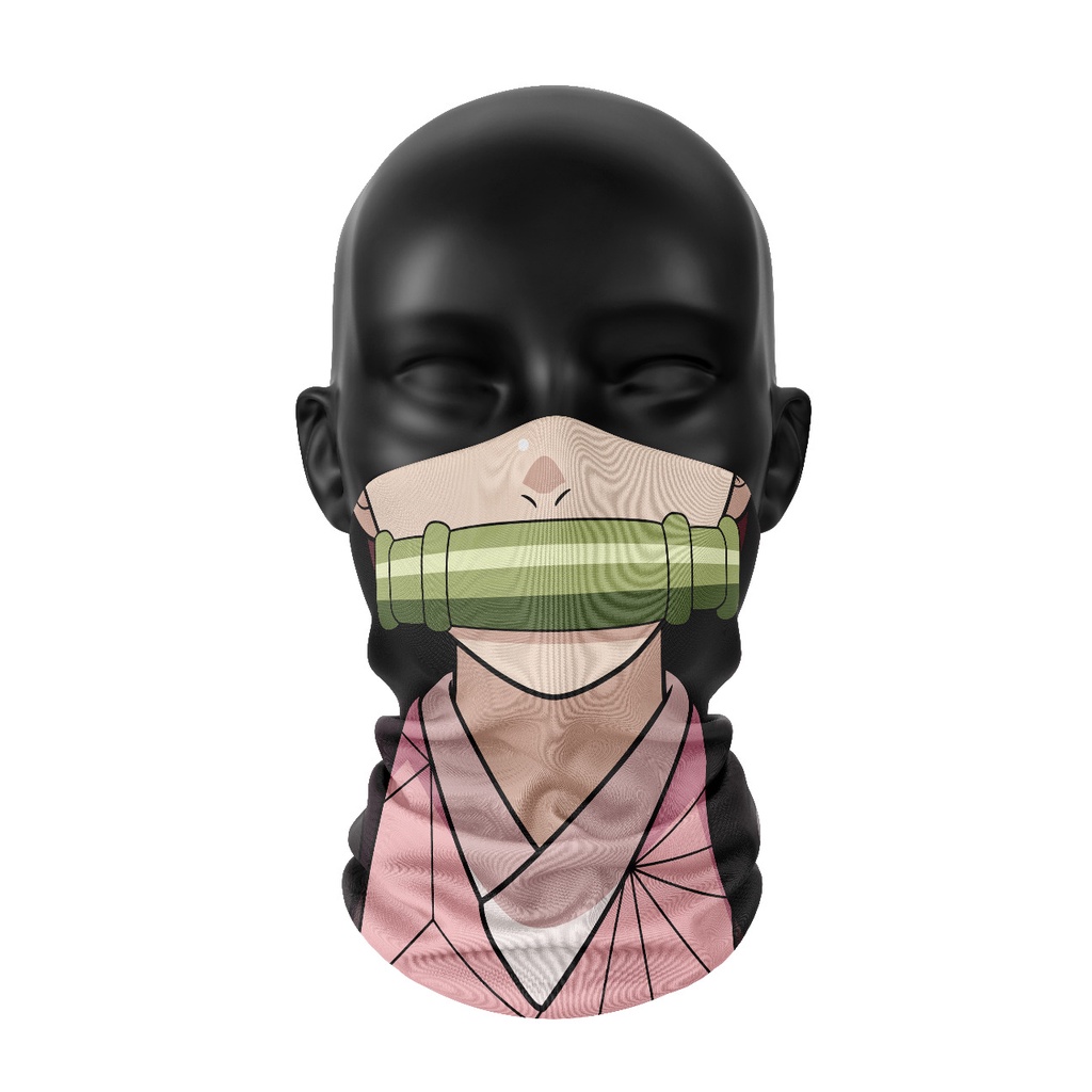 Jual Buff Nezuko Kimetsu no Yaiba Masker Wibu Penutup Mulut Anti Bau ...