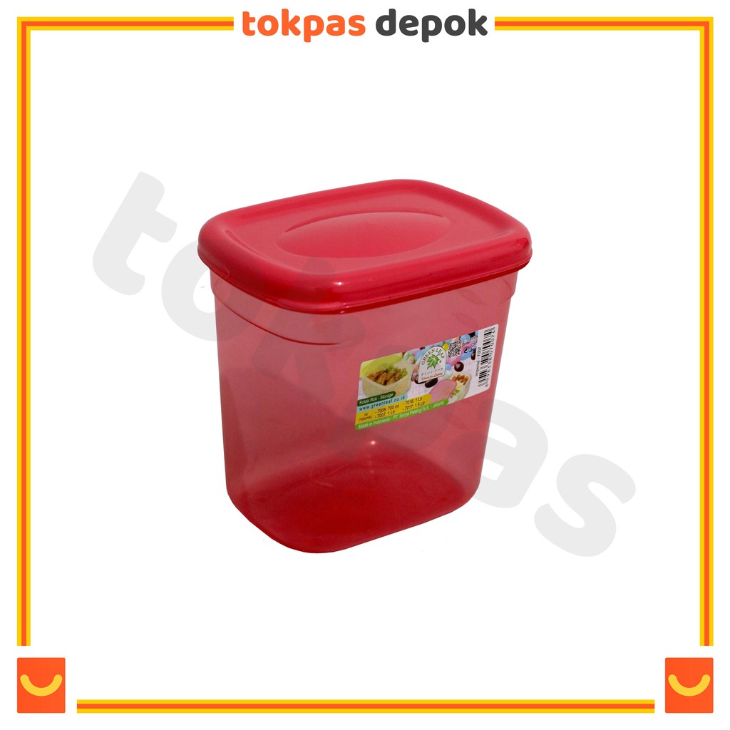 Jual Kotak Roti Imperial Green Leaf 7007 Tempat Makanan 1 Liter GL-109 ...