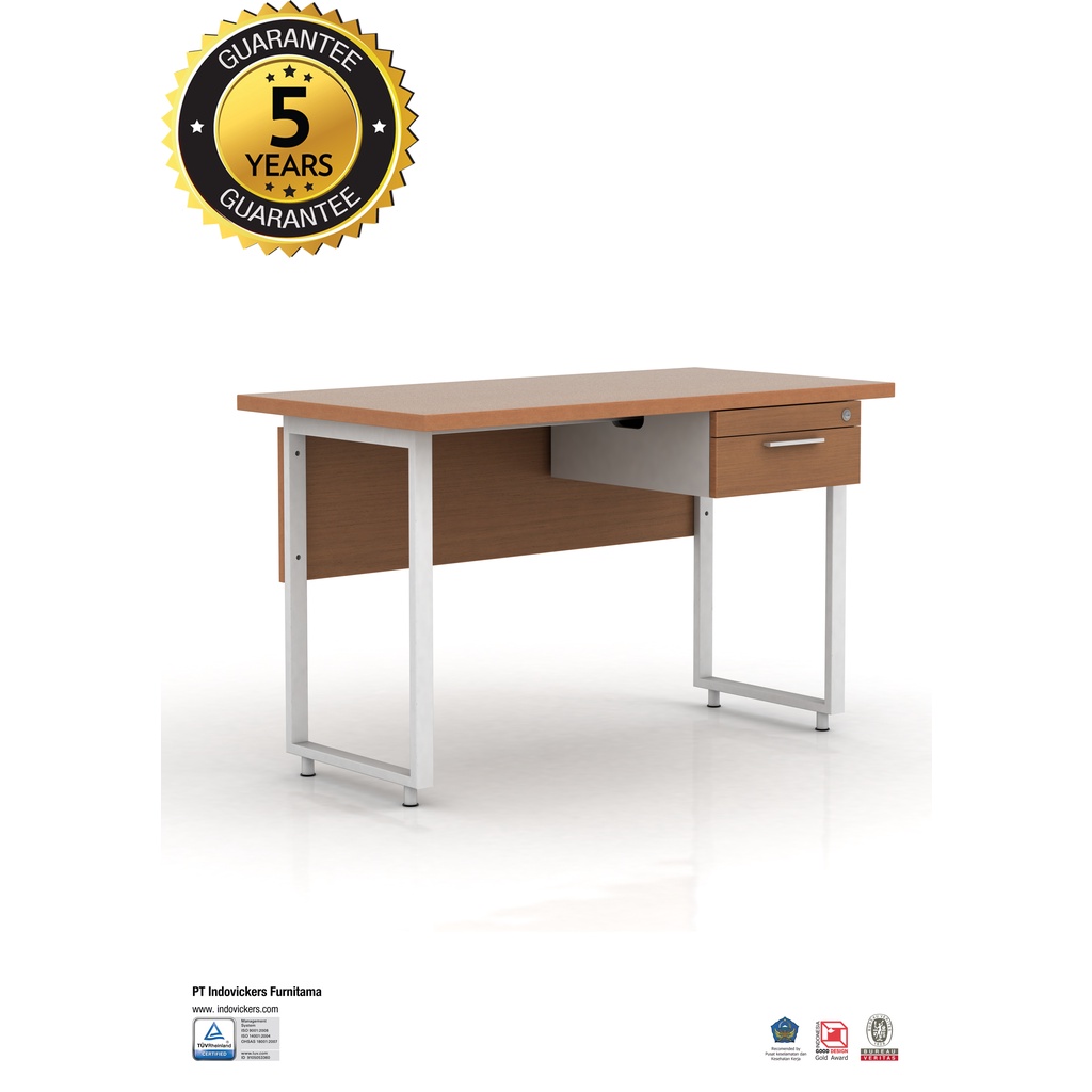 Jual Indovickers [Promo YES] Meja Kerja 120 x 60 Bonus Laci Ezy Table ...