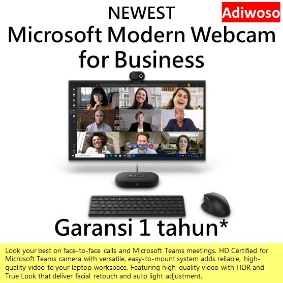 Jual Microsoft Modern Webcam | Shopee Indonesia