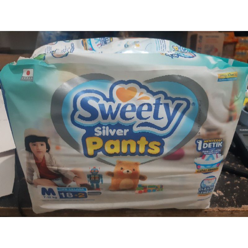 Jual Sweety Silver Pants M18 | Shopee Indonesia