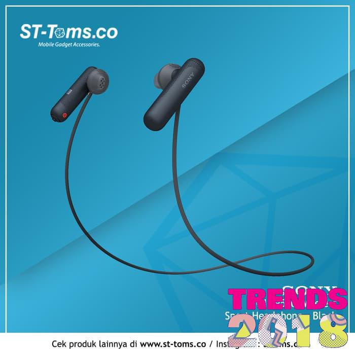 Jual Sony WI SP500 / WI-SP500 / SP 500 Wireless Sport Headphone - Black ...