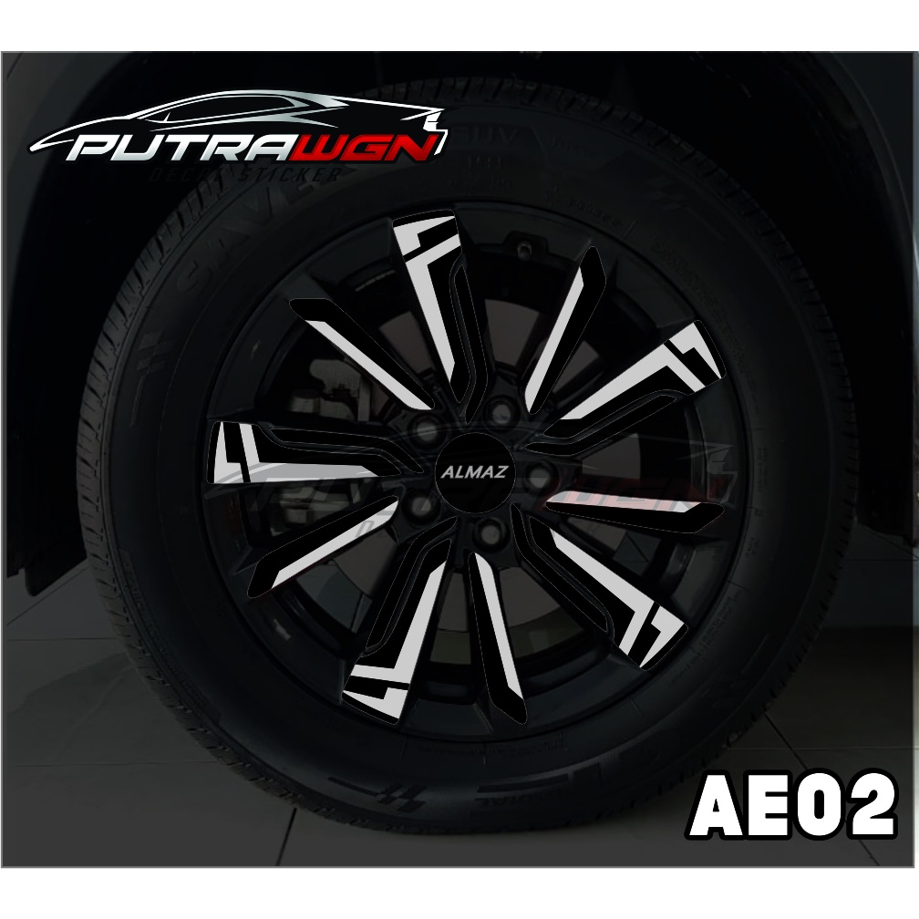 Jual STICKER VELG WULING ALMAZ EXCLUSIVE AE02 | Shopee Indonesia