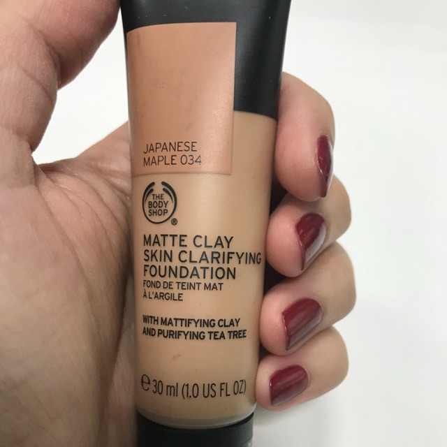 Jual The body shop matte clay foundation | Shopee Indonesia