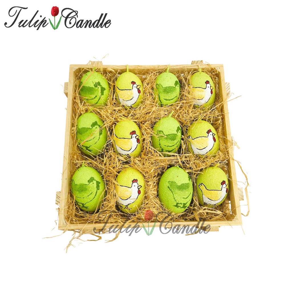 Jual Tulip Candle Lilin Telur Kreasi Tinggi 5cm Lilin Warna Lilin Bulat ...
