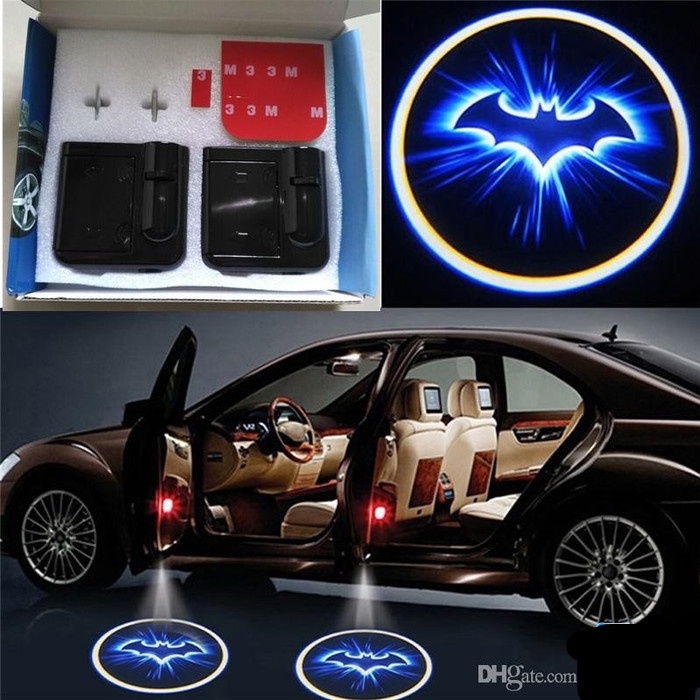 Jual Lampu pintu LED Proyektor Logo batman Pintu Mobil / lampu pintu ...