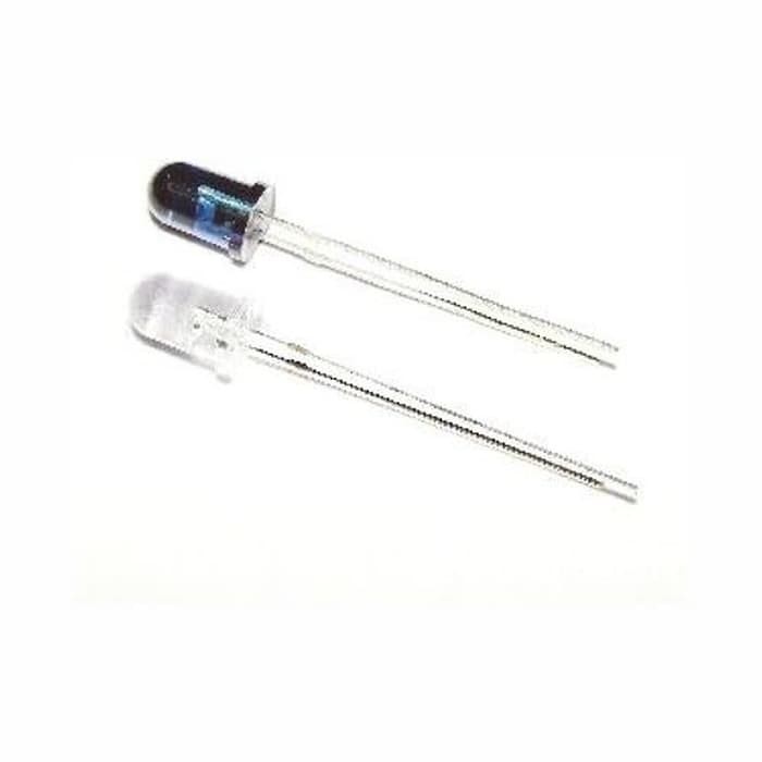 Jual 1 pasang LED IR Infrared Emitter & Receiver diode 3mm 940nm ...