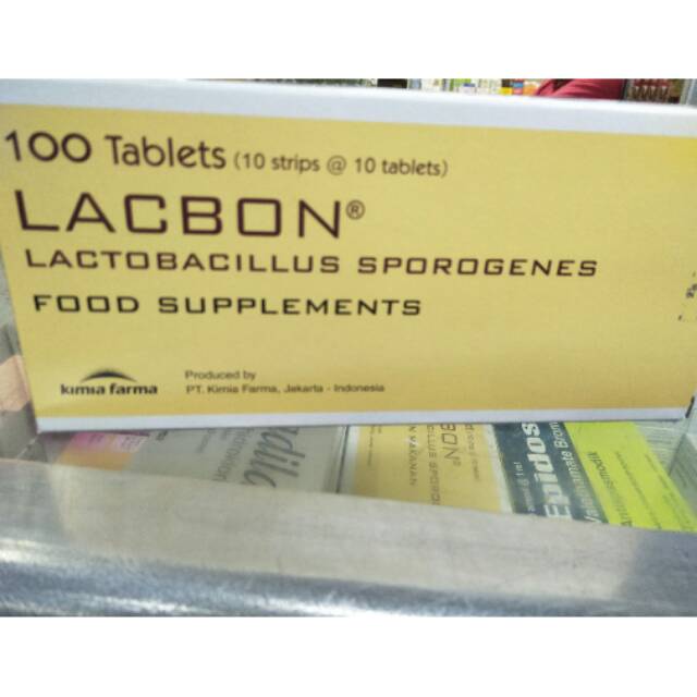Jual Lacbon ||Box 100 tab ( 10strips @ 10tablets) | Shopee Indonesia