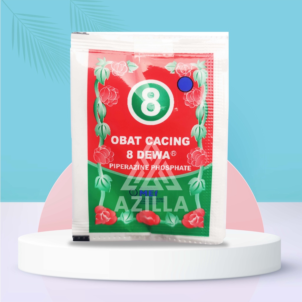 Jual Obat Cacing 8 Dewa 1 Renceng 10 Sachet | Shopee Indonesia