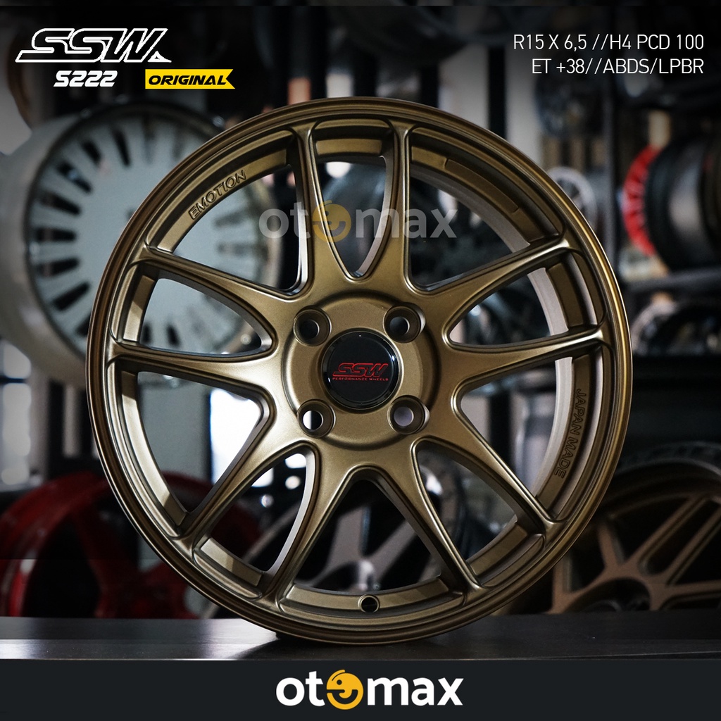 Jual Velg Mobil SSW S222 Original Ring 15 ABDS/LPBR | Shopee Indonesia