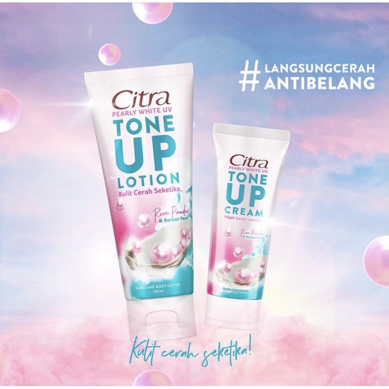 Jual Citra Pearly White UV Tone Up Body Lotion | Shopee Indonesia