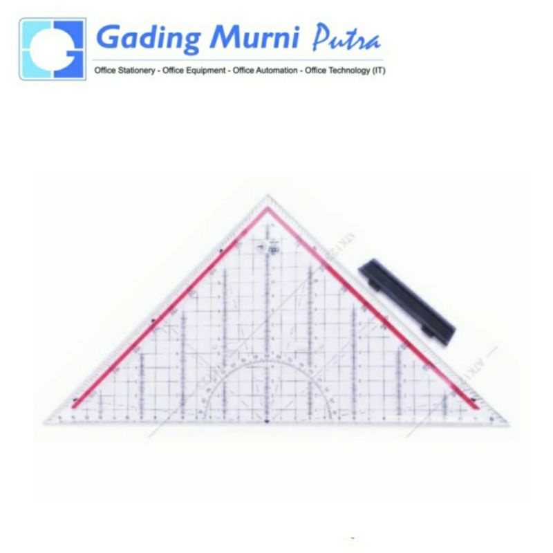 Jual Penggaris Segitiga presisi / penggaris teknik / penggaris arsitek ...