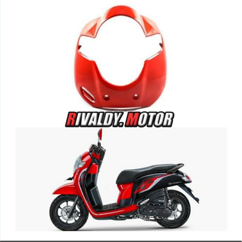 Jual PANEL TAMENG DEPAN HONDA SCOOPY FI NEW TH 2018 - 2019 WARNA MERAH ...