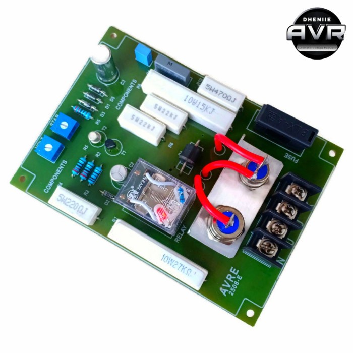 Jual AVR Generator UNIVERSAL 40A 1 Phase AVR Genset 1 phase 220V AVR ...