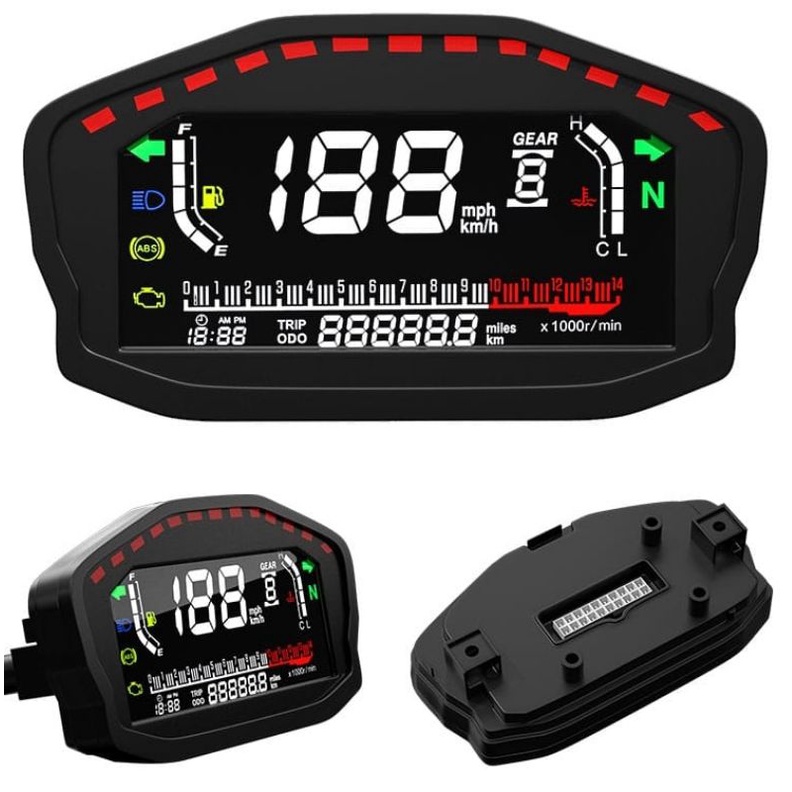 Jual Speedometer Digital Model Ducati RX3N Universal | Shopee Indonesia
